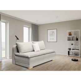 Inosign Schlafsofa »Bea« Dauerschlafsofa, Bettfunktion und-kasten, Boxspringsofa taupe