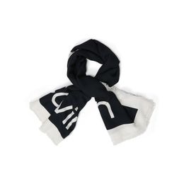 Calvin Klein Damen Modeschal &raquo;BOLD LOGO CONTRAST SCARF&laquo; mit Markenlogoprint schwarz