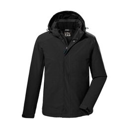 Killtec Outdoorjacke »KOW 148 MN JCKT« Wind- und wasserdichte Herrenjacke, atmungsaktiv, abnehmbare Kapuze schwarz XXL XXL Funktionsjacke mit...