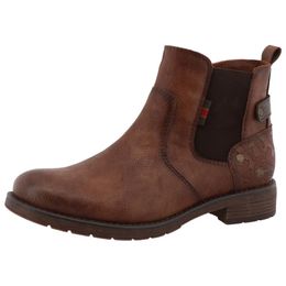 Mustang Shoes Winterboots »Elfi« Winterboots mit Stretcheinsatz cognac 41 41 Chelseaboots mit Reißverschluss