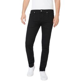 Pepe Jeans Skinny-fit-Jeans »Finsbury« mit niedrigerer Leibhöhe clean black 31 - Länge 34 Länge 34 31 Schmale Jeans von Pepe Jeans