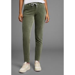 Kangaroos Damen Kangaroos Jogger Pants in Cord-Optik mit elastischem Bund gr&uuml;n 46, N-Gr