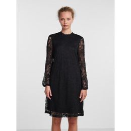 Pieces Spitzenkleid »PCOLLINE LS LACE DRESS NOOS BC« Sommerkleid Black S - N-Gr N-Gr S Femininer Stil: schmeichelt der Figur durch figurumspielende...
