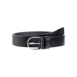 Calvin Klein Ledergürtel »CK METAL LOOP RND BUCKLE 3.0« Logoschriftzug, Einfachdornschließe Pvh Black
