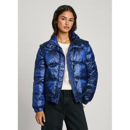 Pepe Jeans Steppjacke »FLORA« im praktischen 2-in-1 Design KLEIN BLUE S (36) S (36) Jacke FLORA von Pepe Jeans