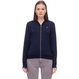 Ragwear Sweatjacke »KENIA CORE« mit Logo und gerafften Details NAVY M (38) M (38) Vegan, von PETA verifizierte Sweatjacke KENIA CORE von Ragwear