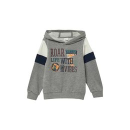 s.Oliver JUNIOR Sweatshirt mit Print GREY MELANGE 92/98 92/98 Sweatshirt von s.Oliver Kids