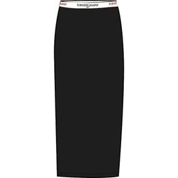 Tommy Jeans Strickrock »TJW TAPE MIDI KNIT SKIRT« mit Logoschriftzug Black XL (42) XL (42) Strickrock von Tommy Jeans