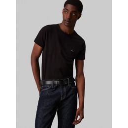 Calvin Klein T-Shirt »STRETCH SLIM FIT T-SHIRT« mit Rundhalsausschnitt Ck Black S S T-Shirt von Calvin Klein Menswear