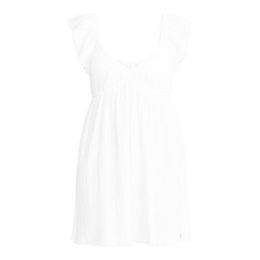 Roxy Sommerkleid »Luna Mini« Egret XL - US-Größen US-Größen XL Stoff: Baumwollgazestoff