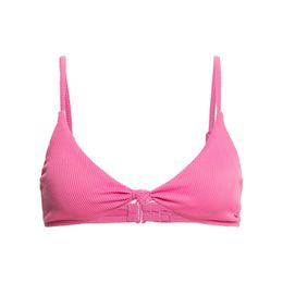 Roxy Triangel-Bikini-Top »Love The Surf Knot« Pink Guava M - Cup B Cup B M Stoff: Weicher, robuster, ,...