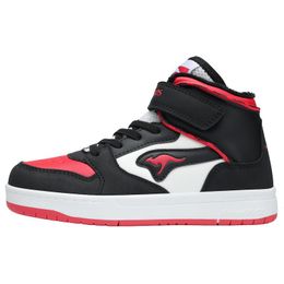 Kangaroos Sneaker »K-CP RIM MID EV« wärmendes Innenfutter jet black/fiery red 34 34 Leichter Sneaker von Kangaroos mit Klettverschluss und Schnürung