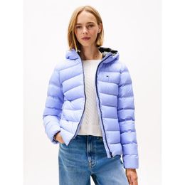 Tommy Jeans Steppjacke »TJW SLIM HOOD PRNT DOWN JCKT EXT« mit Kapuze Vintage Iris S (36) S (36) Steppjacke von Tommy Jeans