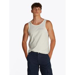 Tommy Jeans Muskelshirt »TJM SLIM ENTRY GRAPHIC TANK EXT« Mit tiefem Rundhalsausschnitt Ecru 3XL 3XL Tank Top von Tommy Jeans