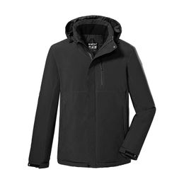 Killtec Outdoorjacke »KOW 68 MN JCKT« Wasserdichte, atmungsaktive Herrenjacke mit einrollbarer Kapuze schwarz XXL XXL Funktionsjacke mit...