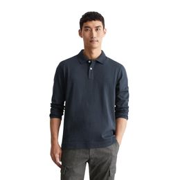 Marc O'Polo MARC O'POLO Langarm-Poloshirt marine M M Poloshirt von Marc O'Polo
