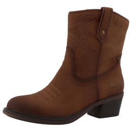 Mustang Shoes Winterstiefelette &raquo;Bernadette&laquo; Cowboystiefel, Winterboots mit Rei&szlig;verschluss whisky 40 40 Klassische Westernstiefelette mit...