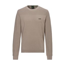 BOSS Green Strickpullover »Momentum-X CN« mit Schurwolle Light/Pastel Green334 XXL XXL Pullover von BOSS Green Menswear