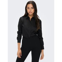 Jacqueline de Yong JDY Hemdbluse »MIO L/S SHIRT WVN NOOS« unifarben oder gestreift Black 40 40 Klassisches Hemd von JDY