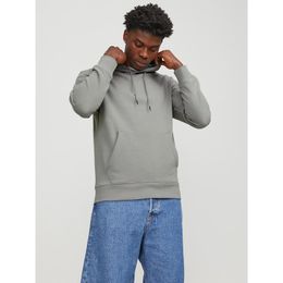 Jack & Jones JACK & JONES Kapuzensweatshirt »JJESTAR BASIC SWEAT HOOD NOOS«, mit Rippbündchen Ultimate Grey S S Herren-Hoodie von Jack & Jones