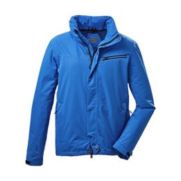 Killtec Outdoorjacke »KOS 26 MN JCKT« Leichte packbare Funktionsjacke: wasserdicht, atmungsaktiv himmelblau L L Funktionsjacke mit einrollbarer Kapuze