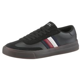 Tommy Hilfiger Sneaker »TH CUPSET TERRACE«, Freizeitschuh, Halbschuh, Schnürschuh mit seitlichen Streifen schwarz 42 42 Trendiger Schnürer mit...