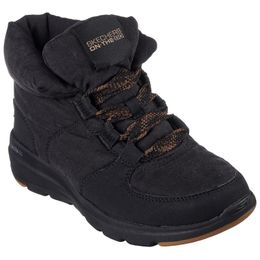 Skechers Winterboots »GLACIAL ULTRA-TREND UP« mit auffälliger Schaftpolsterung schwarz 35 35 Sportive Stiefelette mit Schnürung