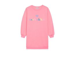 DANAMADE Sweatkleid »Dresses Mom Oversized Sweatshirt« Neon Pink S (36) - EURO EURO S (36) Weiches Sweatmaterial für ein komfortables Gefühl