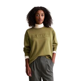 Marc O'Polo MARC O'POLO DENIM Sweatshirt Rundhalsausschnitt, Relaxed fit, Garment-Dye-Färbung Burnished Logs L L Sweatshirt von Marc O'Polo DENIM