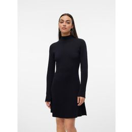 Véro Moda VERO MODA Strickkleid »VMGOLD LS HIGHNECK SKATER SHORT DRESS GA« Black L - N-Gr N-Gr L Feinstrick aus Materialmix: bietet Komfort und Langlebigkeit