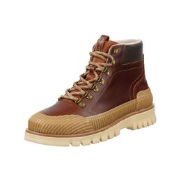 Gant Schnürstiefelette »Stiefelette Leder« Cognac 40 40 Verschluss: Schnürung