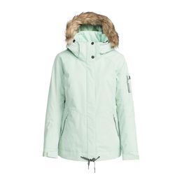 Roxy Snowboardjacke »Meade« Cameo Green XL XL Umweltfreundliches Material: Schaftgewebe...