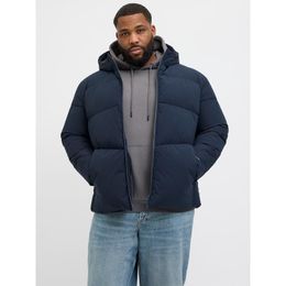 Jack & Jones PlusSize JACK & JONES PLUSSIZE Steppjacke »JJGLOBAL PUFFER JACKET PLS« mit Kapuze Sky Captain 4XL 4XL Moderne Steppjacke von Jack & Jones Plus Size
