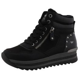 Mustang Shoes Winterboots &raquo;Urbana&laquo; Plateausneaker, Winterboots mit Warmfutter schwarz 36 36 Modisch in die kalten Tage starten mit diesem...