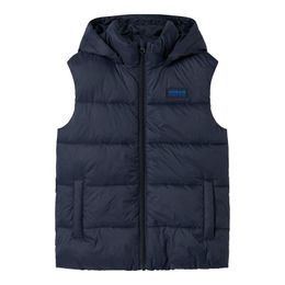 name it Steppweste »NKMMONAY VEST PB« reflektierenden Details Dark Sapphire 140 140 Steppweste von name it für Jungen