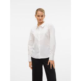 Véro Moda VERO MODA Klassische Bluse »VMANNA LS FITTED SHIRT WVN GA NOOS« Bright White L L Bluse von Vero Moda