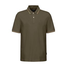 Bugatti Poloshirt mit Logostickerei oliv M M Poloshirt von Bugatti