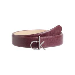 Calvin Klein Ledergürtel »CK LOGO BUCKLE BELT 3.0_PBL« mit Logoprägung als Schließe Vineyard Wine