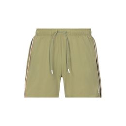 BOSS Badeshorts »Iconic« mit Gesäßtasche grün XL - N-Gr N-Gr XL Badeshorts von BOSS Black Menswear