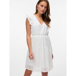 Véro Moda VERO MODA Minikleid »VMHONEY LACE V-NECK SHORT DRESS WVN GA« Sommerkleid Snow White Pattern:Original lace S - N-Gr N-Gr S Kurzes Kleid von Vero...