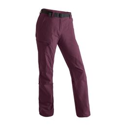 Maier Sports Funktionshose »Lulaka« Damen Wanderhose, atmungsaktive Outdoor-Hose mit Roll up Funktion purpurviolett 80 - Langgrößen Langgrößen 80...
