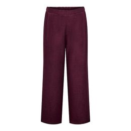 Only CARMAKOMA Schlupfhose »CARBAY STRAIGHT PANTS WVN BF« Sommerhose Winetasting 44 - Länge 32 Länge 32 44 Gerade Hose von Only CARMAKOMA