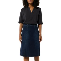comma, COMMA Kurzarmbluse aus einem Viskose-Mix dark blue 36 36 Bluse von Comma