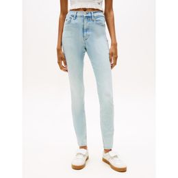 Tommy Jeans Skinny-fit-Jeans »Sylvia High Rise Skinny« in Knöchellänge, in blauer Waschung Denim light 31 - Länge 32 Länge 32 31 Figurbetonende...