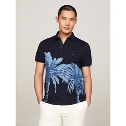 Tommy Hilfiger Poloshirt »PALM PLACEMENT PRINT REG POLO« kontrastreicher Palmenprint Desert Sky S S Poloshirt von Tommy Hilfiger Menswear