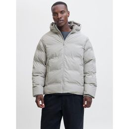 Jack & Jones JACK & JONES Steppjacke »JJESOHO PUFFER HOOD SN« mit Kapuze Dove S S Moderne Steppjacke von Jack & Jones