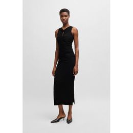 BOSS Orange Jerseykleid »Emberla Premium Damenmode« mit Cut-outs Black 001 XS (34) - N-Gr N-Gr XS (34) Jerseykleid von BOSS Orange Womenswear
