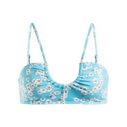 Roxy Bandeau-Bikini-Top »Printed Beach Classics« Maui Blue Margarita M - Cup B Cup B M Kollektion: „PT Beach Classics"-Kollektion