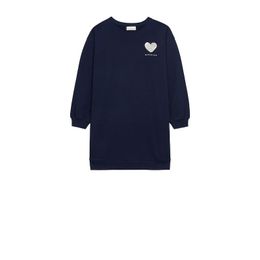 DANAMADE Sweatkleid »Dresses Mom Oversized Sweatshirt« Navy XS/34 - EURO EURO XS/34 Weiches Sweatmaterial für ein komfortables Gefühl