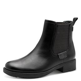 Tamaris Chelseaboots, Blockabsatz, Stiefelette, Schlupfschuh im Used Look schwarz 37 37 Klassische Stiefelette zum Schlupfen, mit beidseitigem...